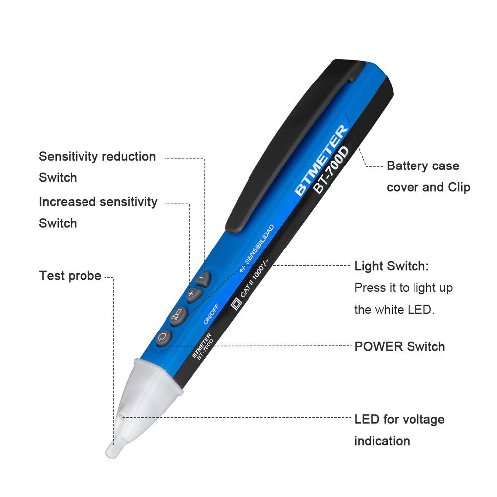 Non Contact AC Voltage Detector Electric Pen style... – Grandado
