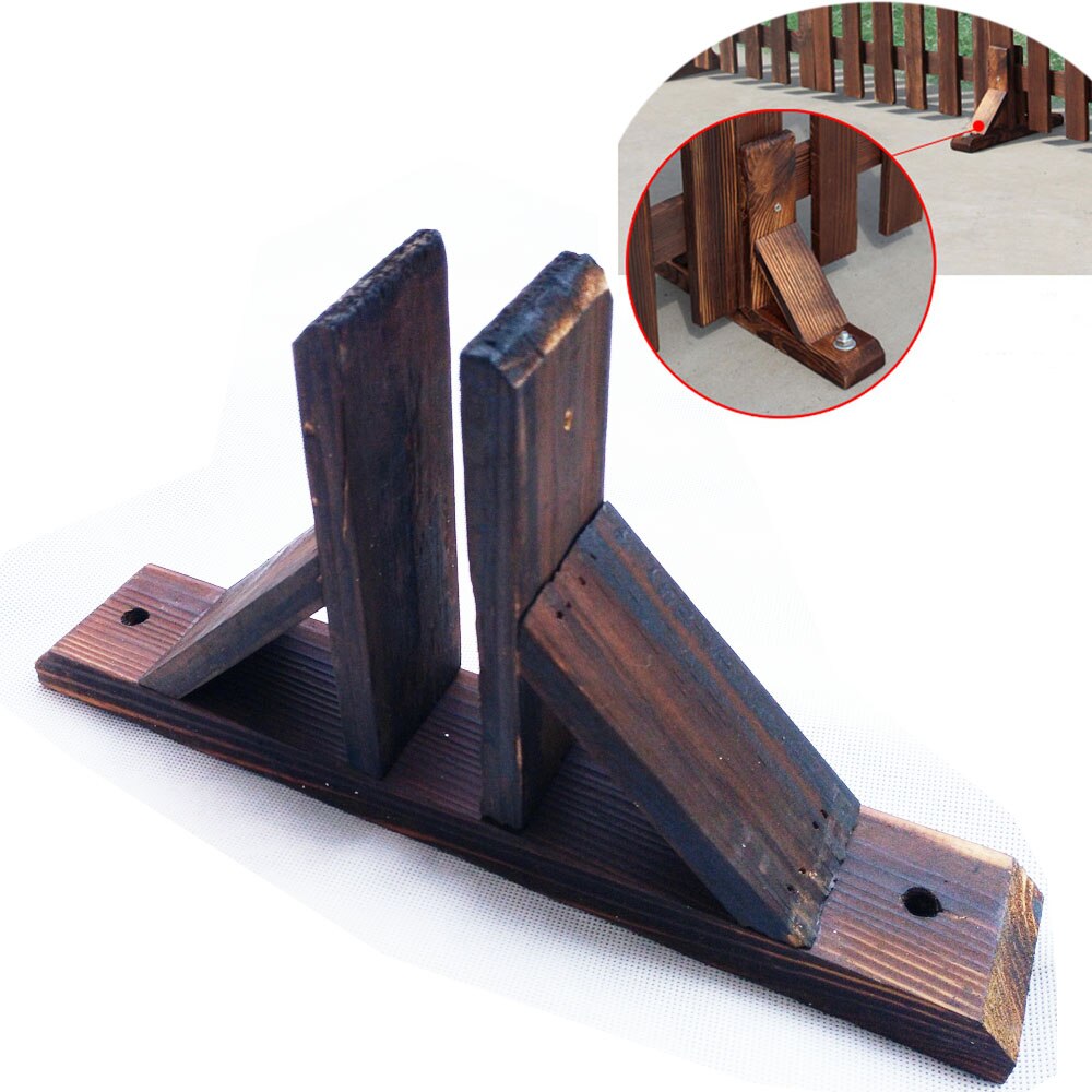 Outdoor patio Decorative Garden Fence Base - Wood ... – Grandado