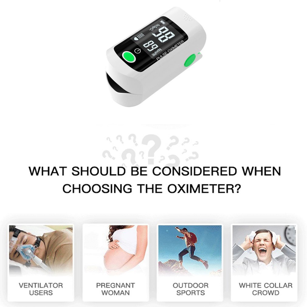 Digital Finger-Clip Pulse Oximeter Blood Oxygen A ... – Grandado