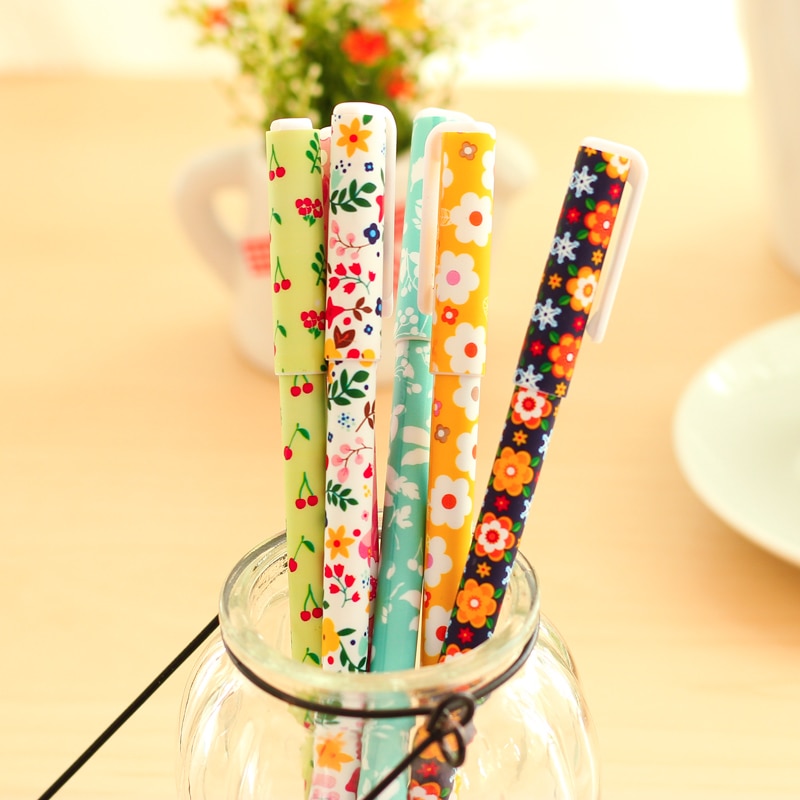 6 teile/satz Nette Gel Stifte 0,38mm Farbige Tinte... – Grandado