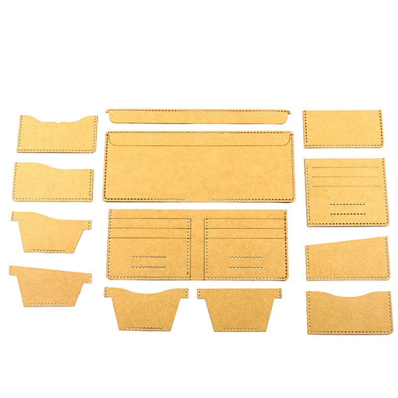 13Pcs Clear Acrylic Wallet Pattern Stencil Templat... – Grandado