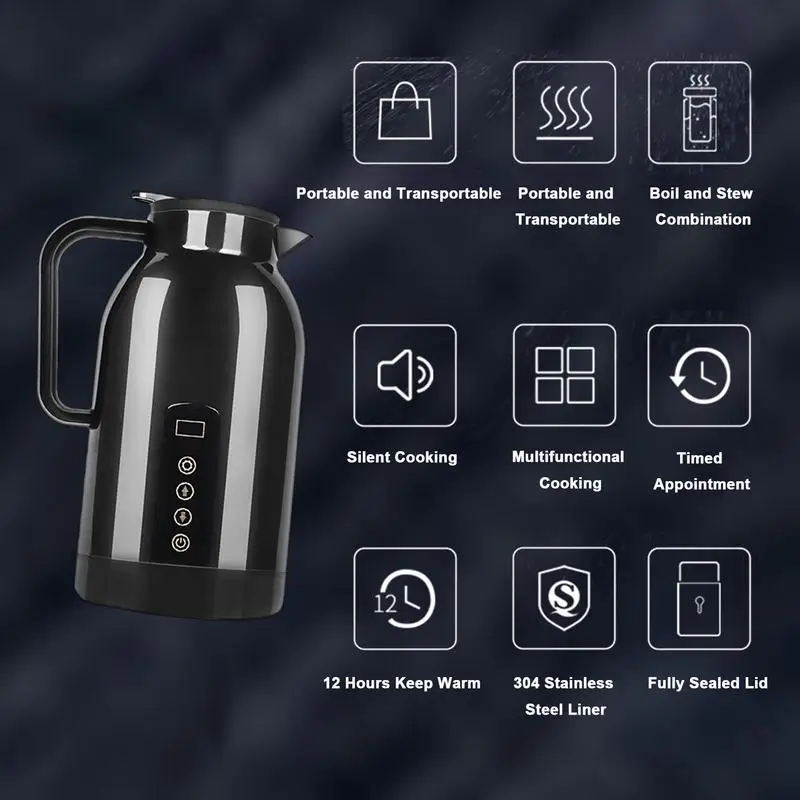 Elektrisk elektrisk termisk kedel til 1150ml biler... – Vicedeal