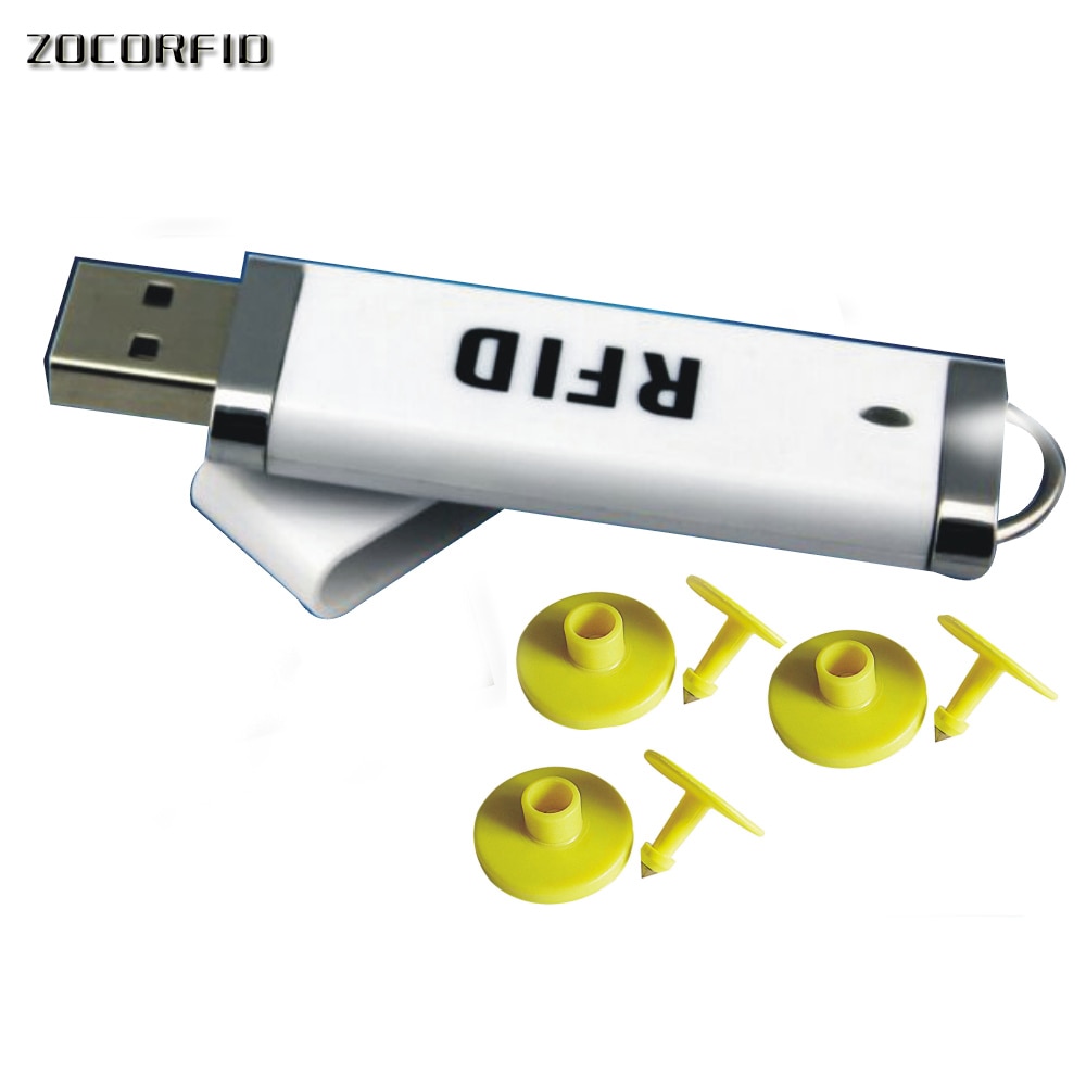 Dier RFID reader + 10 pcs Animal RFID varken oor e... – Grandado