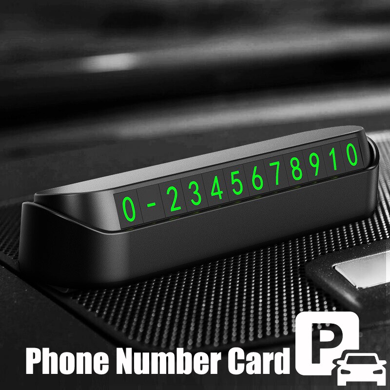 Car Temporary Parking Card Phone Number Card for t... – Grandado