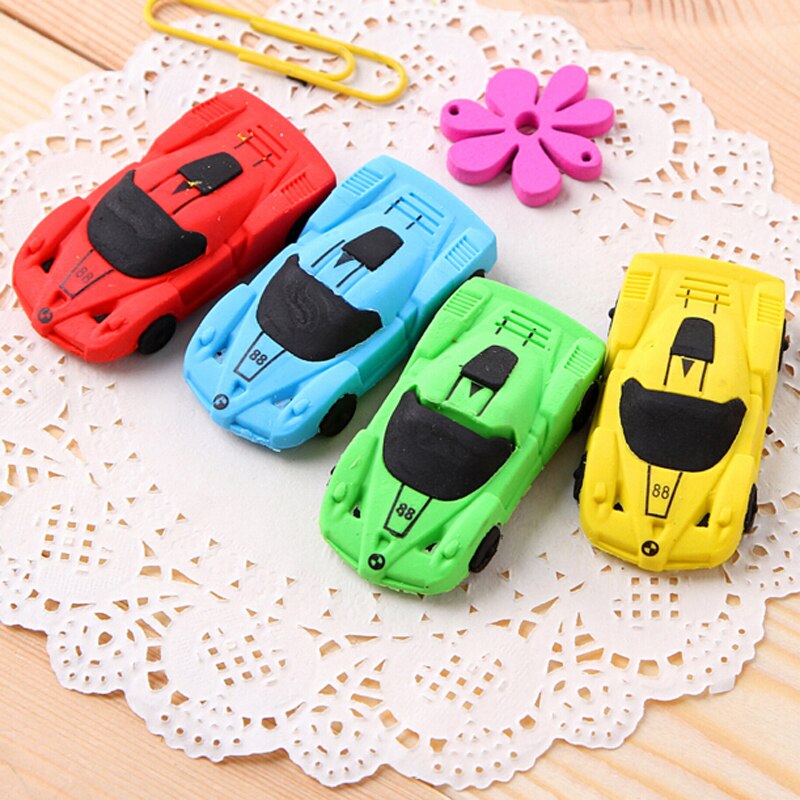 10pcs Car Shape Eraser Mini Kid Student Eraser Cut... – Grandado