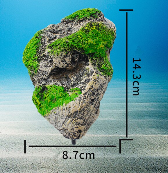 Aquarium Fish Tank Floating Rock Suspended Stone A... – Grandado