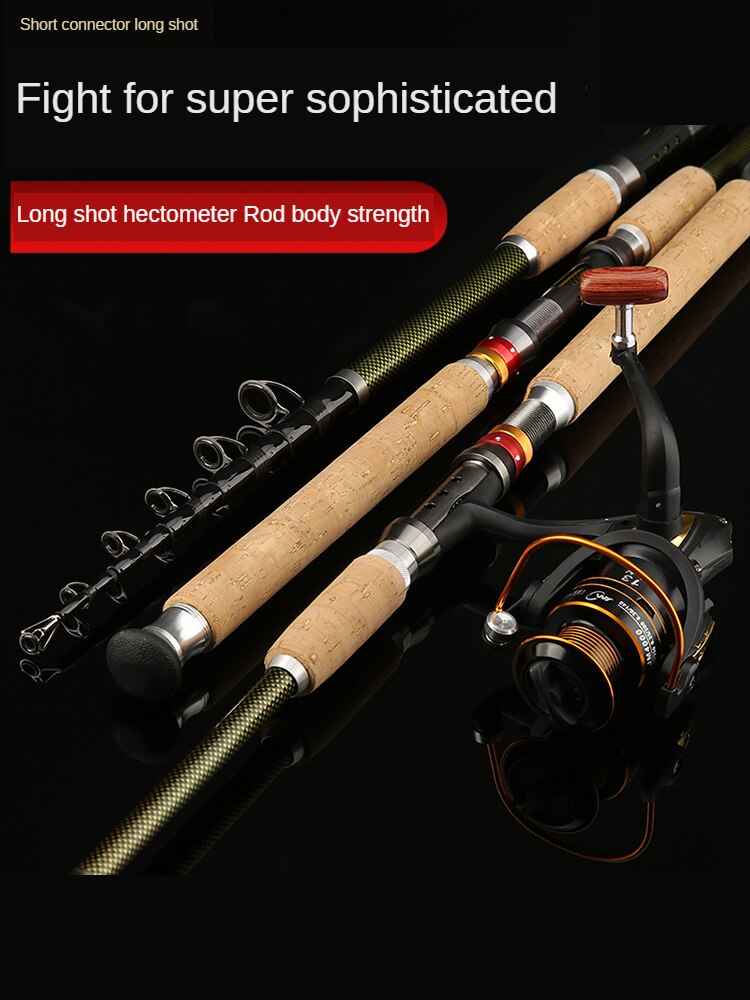 Telescopic Fishing Rod SpinningCarbon Fiber Rock P... – Grandado