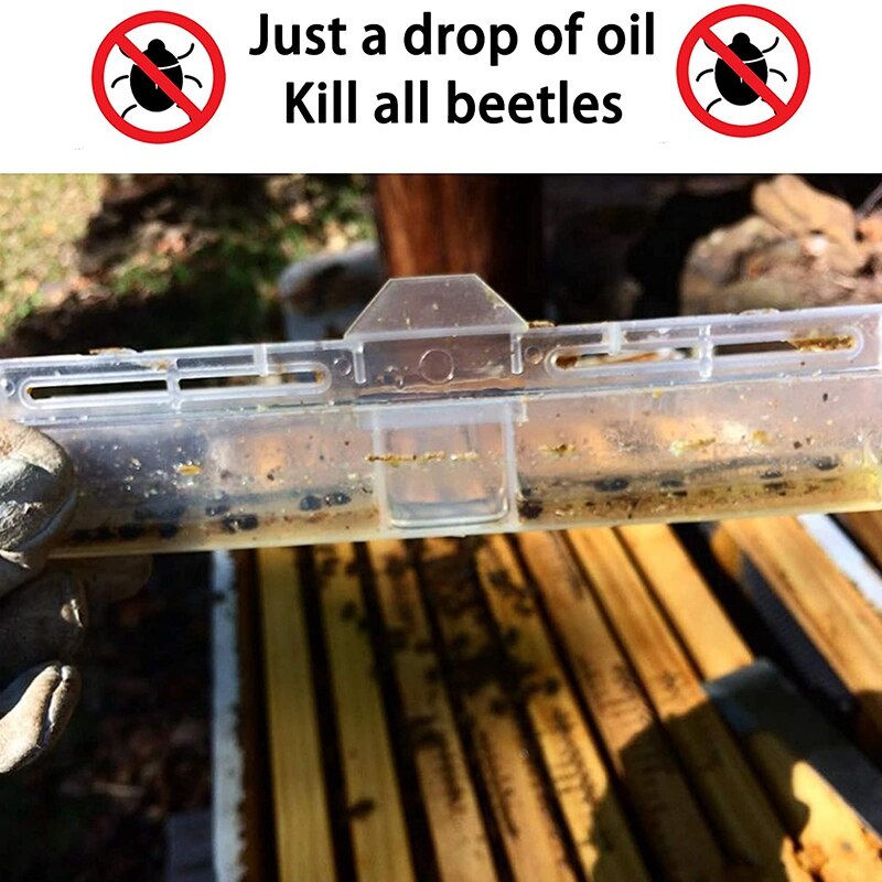Clear Plastic Hive Beetle Oil Collector, Beekeepin... – Grandado
