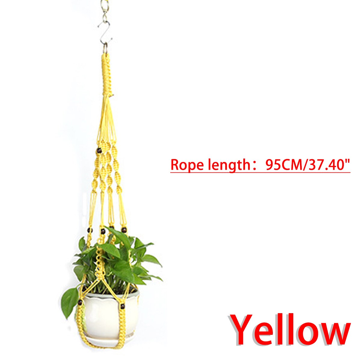 Handgemaakte Kleurrijke Macrame Plant Hangers Indo... – Grandado