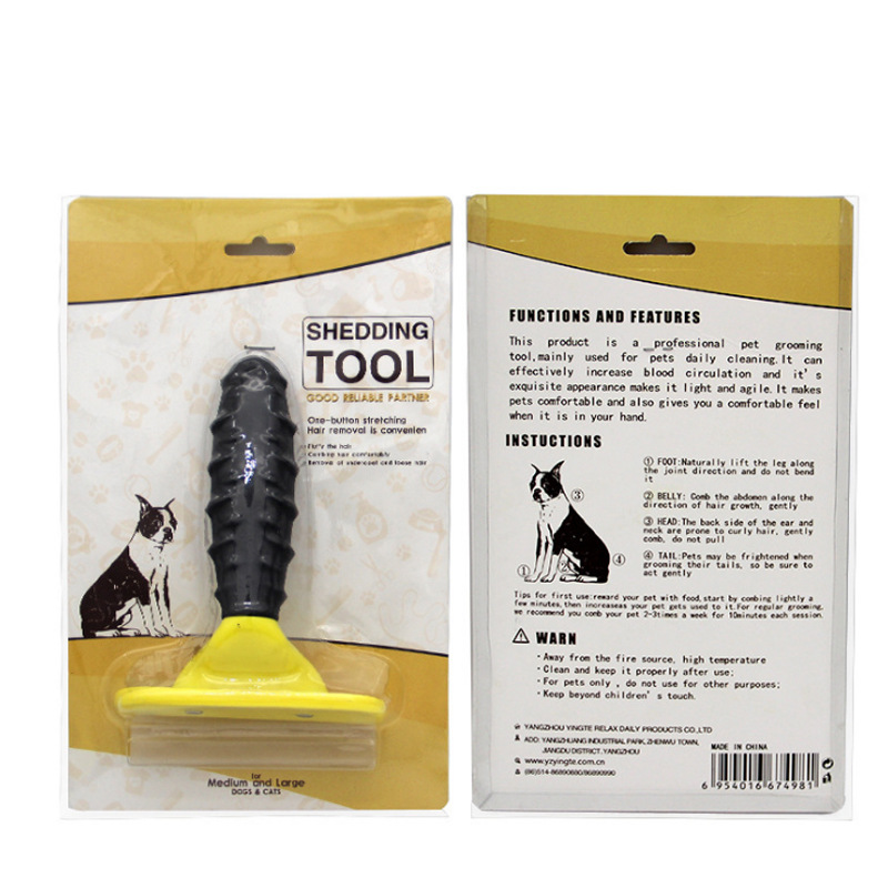 Pet dog comb stainless steel for fur cleaning hair... – Vicedeal