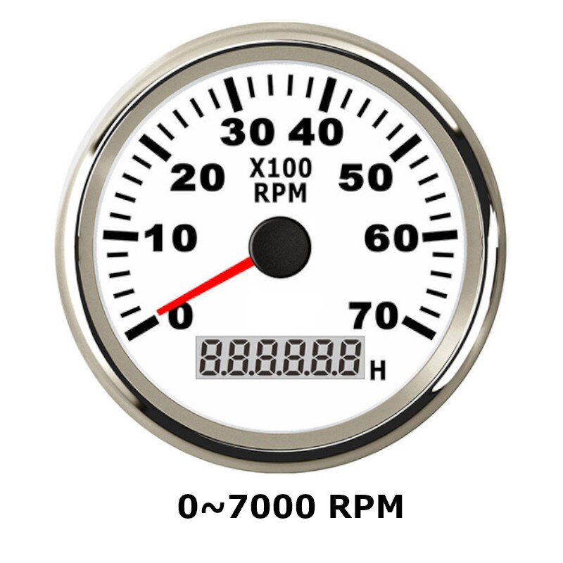 85mm Boat Tachometer 7000 RPM Waterproof Car Marin... – Grandado