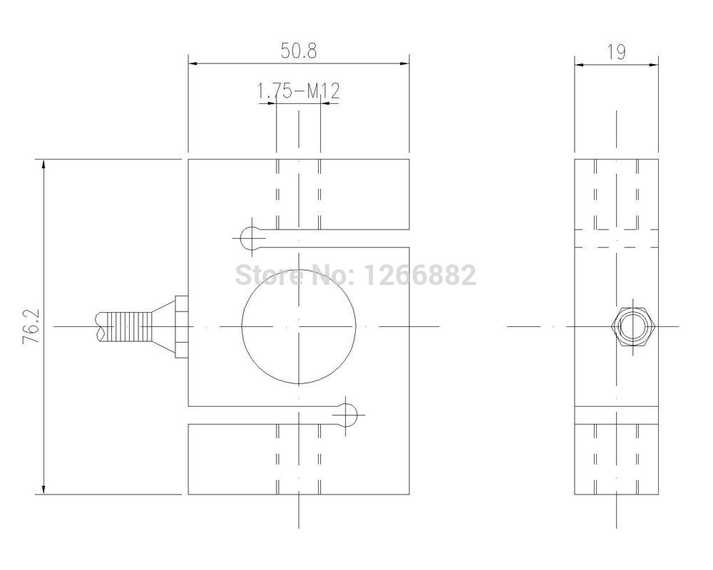 Dms-drucksensor S last zelle elektronische waage s... – Vicedeal