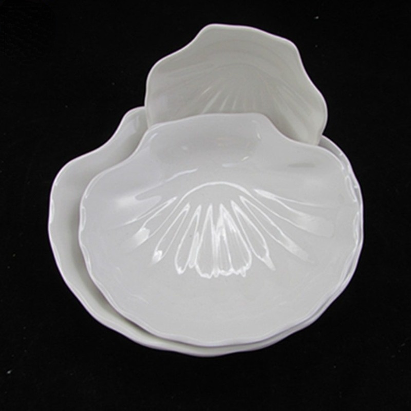 Koreaanse Witte Schelp Schotel Melamine Plaat Pors... – Grandado