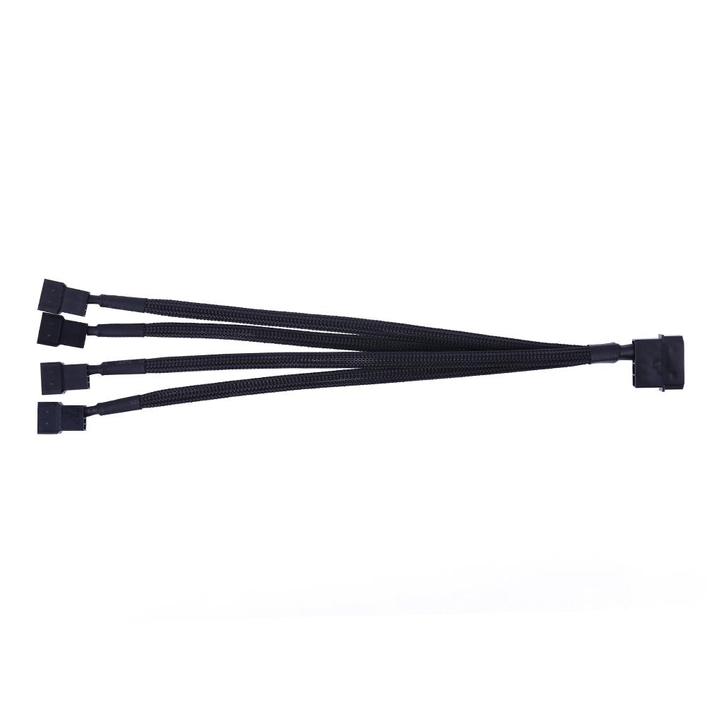 12v 27cm 4 stift ide molex to 4- port 3 stift /4 ... – Vicedeal