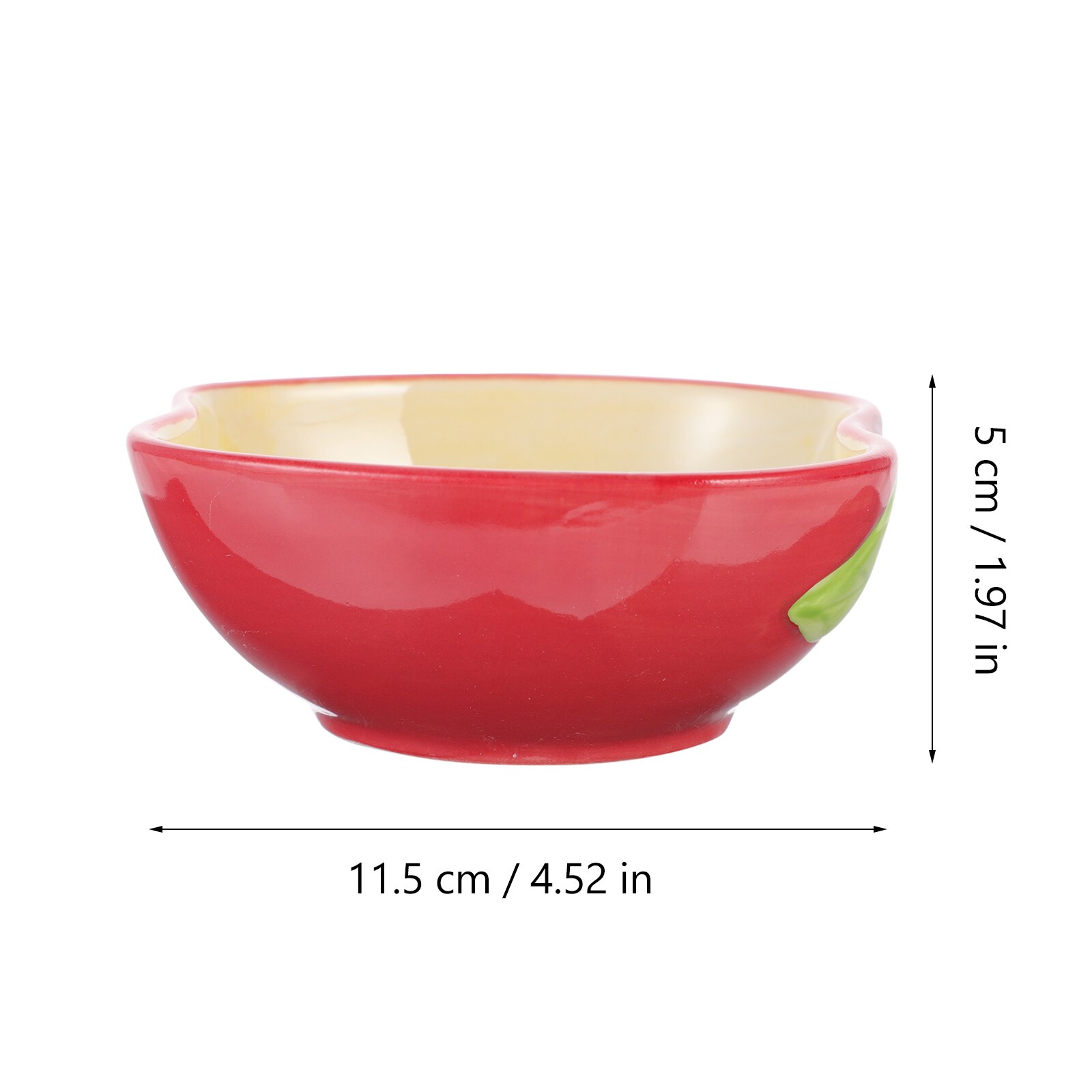 1pc Bowl Ceramic Bowl Children Bowl Fruit Pattern ... – Vicedeal