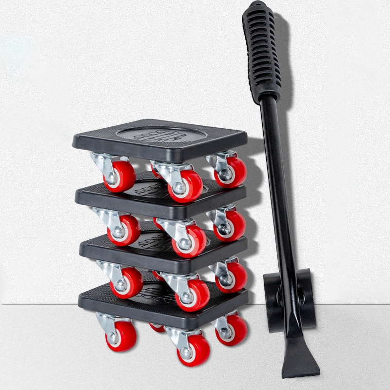 Plataforma móvil de 4 ruedas con ruedas, conjunto ... – Grandado