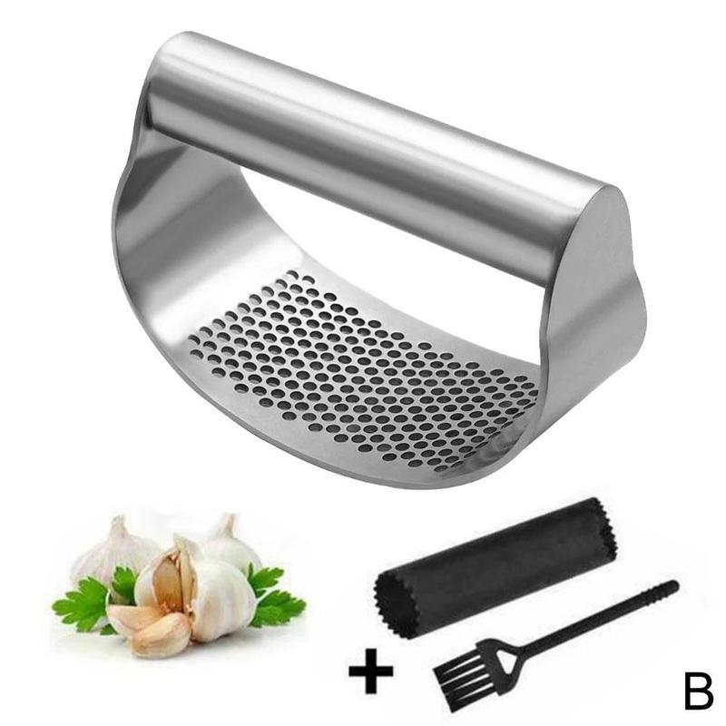 Stainless Garlic Press Multi-function Manual Garli... – Grandado