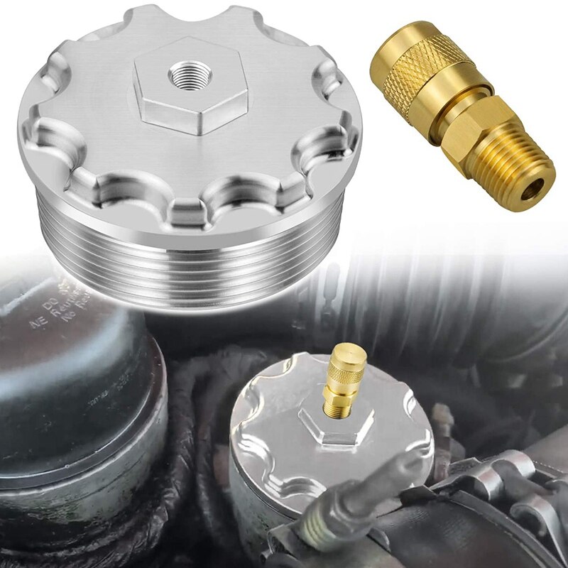 Aluminum Fuel Filter Cap with Pressure Port for 20... – Vicedeal