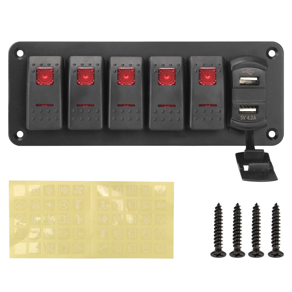 12v-24v 4.2a udtag kam dobbelt usb port digital sp... – Grandado
