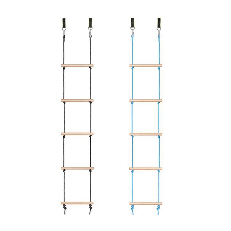5 Rungs Rope Ladder Kids&Adults Climbing Game ... – Vicedeal