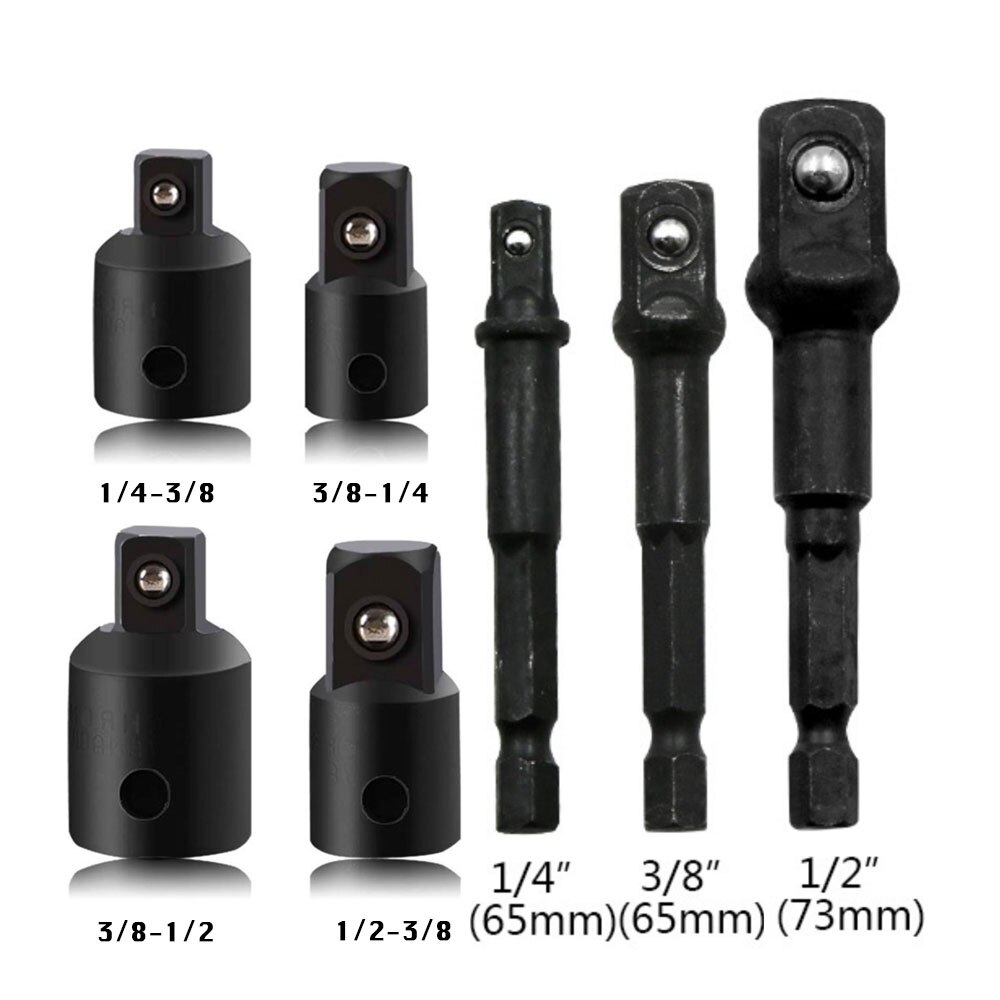 BINOAX 7 Pcs Impact Extension & Socket Adapter... – Vicedeal