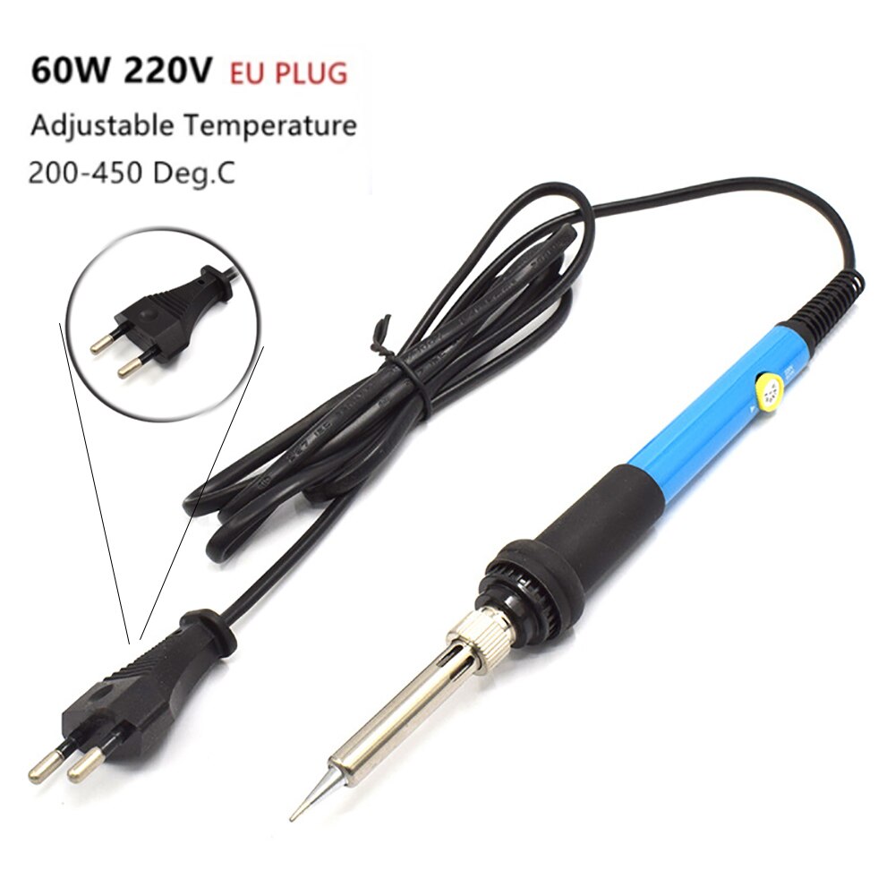 Electric Soldering Iron Kit 60W 220V EU Plus Adjus... – Vicedeal