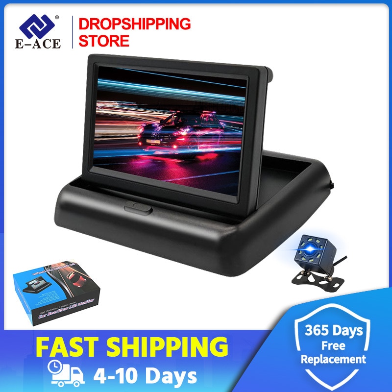 4.3 Inch Tft Lcd Auto Monitor Opvouwbare Display R... – Vicedeal