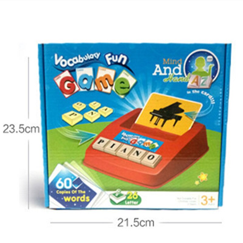 Matching Letter Game Spelling Reading English Alph... – Grandado