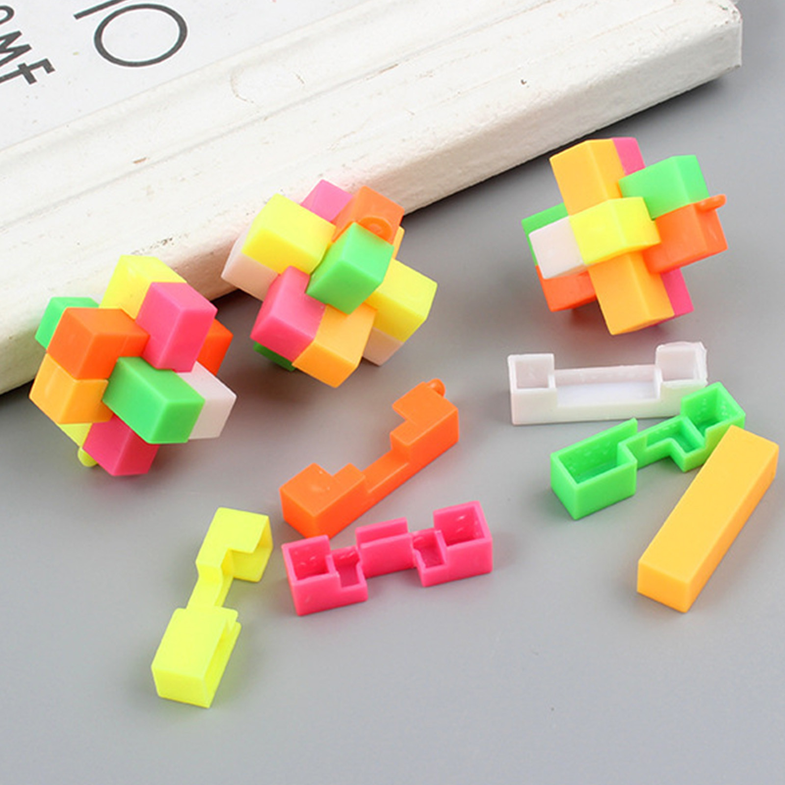 IQ Brain Teaser Kong Ming Luban 3D Lock Interlocki... – Grandado