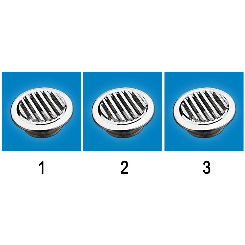 8/10/12cm ympyrä tuuletusaukon säleikkö hopea o-il... – Grandado