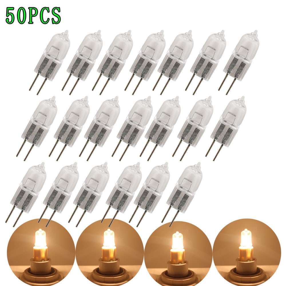 50/100x Halogen G4 Base 12V Lamp JC Type G4 Haloge... – Grandado