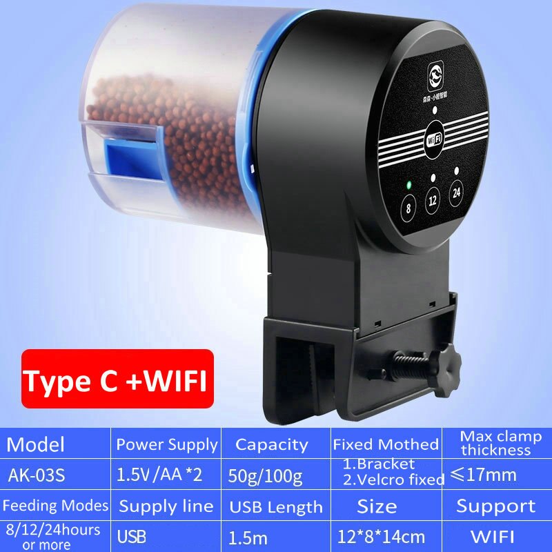 Automatische Smart Fish Feeder Wifi Draadloze Afst... – Vicedeal