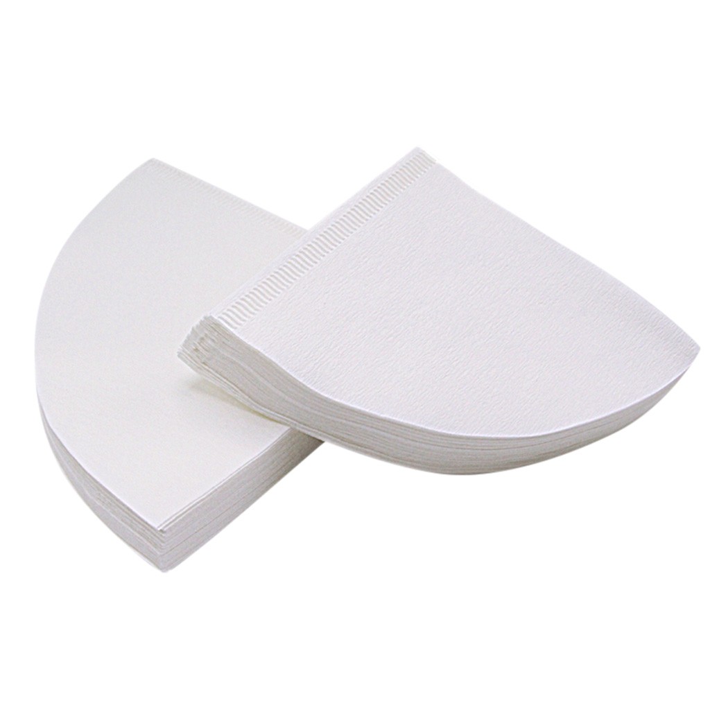 50 Pieces Wooden Hand Drip Paper Coffee Filter Cof... – Grandado