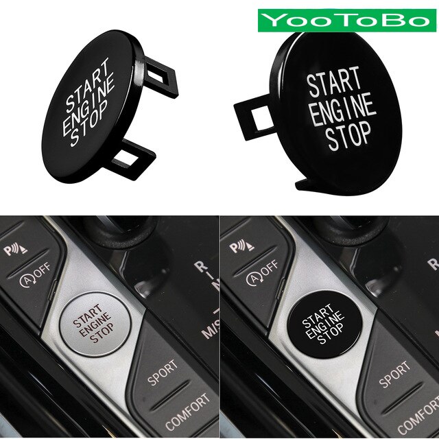 Car Black Start Engine Stop Switch Ignition Button... – Vicedeal