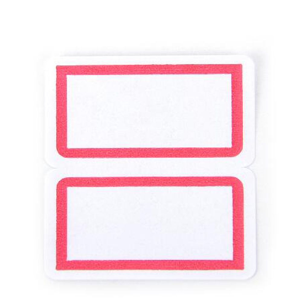 72 stks/pak 12 Vellen 25x53mm Wit Prijs Stickers Z... – Grandado