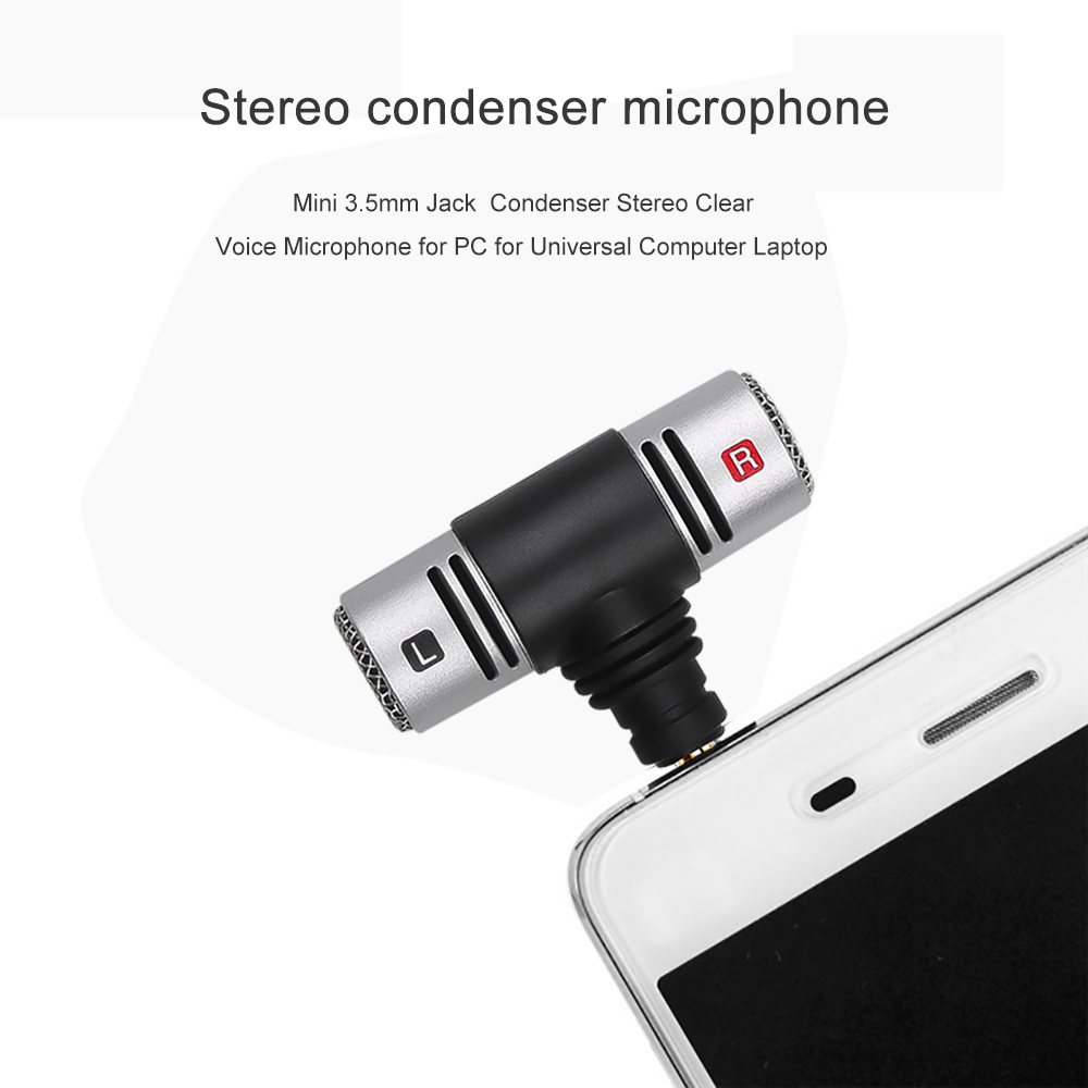 kebidu Mini Stereo Microphone Dual Mic 3.5mm Mini ... – Grandado
