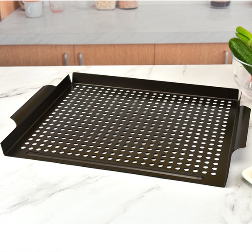 Grill Basket Non Stick Grill Topper with Holes BBQ... – Grandado