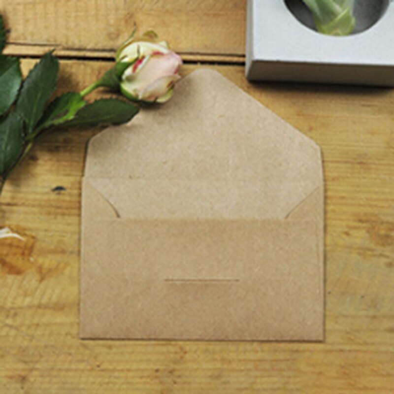 Vintage kraft paper business card storage envelope... – Grandado