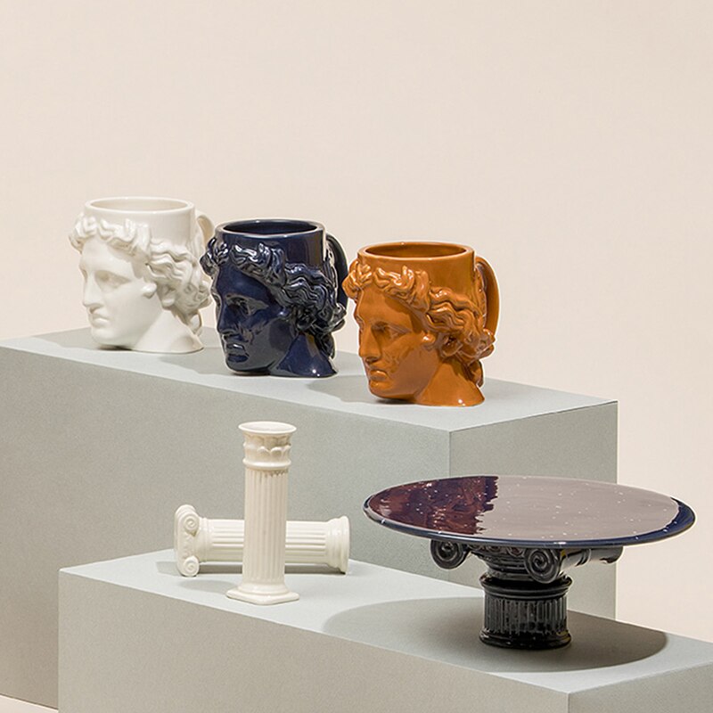 Handmade Porcelain Apollo Mugs 580ml Large Beer Mu... – Vicedeal