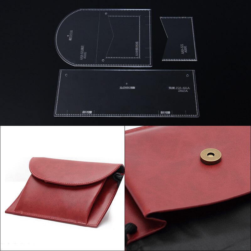1 Set DIY Leathercraft Messenger Bag Acrylic Shoul... – Grandado
