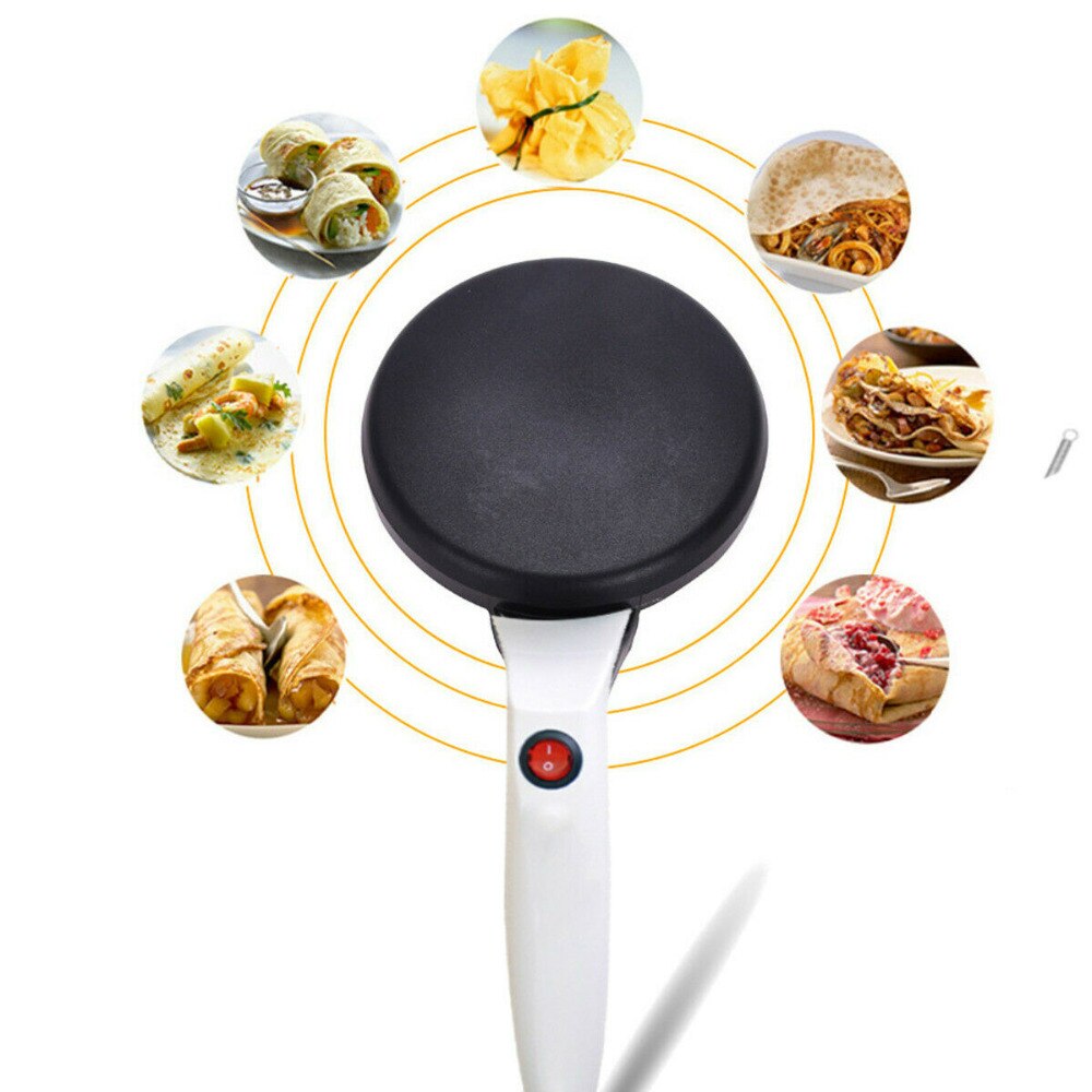 Electric Crepe Maker Pizza Pancake Machine Non-sti... – Grandado