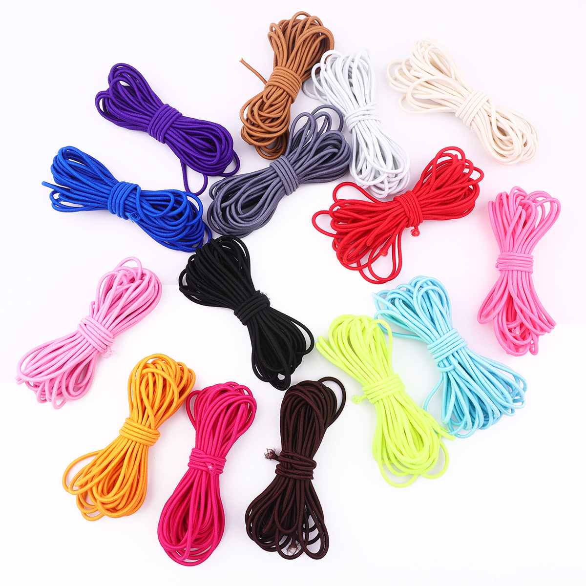 5 Meters 2mm 2.5mm Round Elastics Rope Bungee Cord... – Grandado