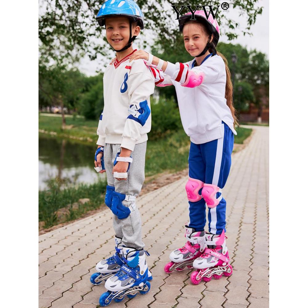 Flashing Roller Skates Inline Kids Child 8 - 14 Ye... – Grandado