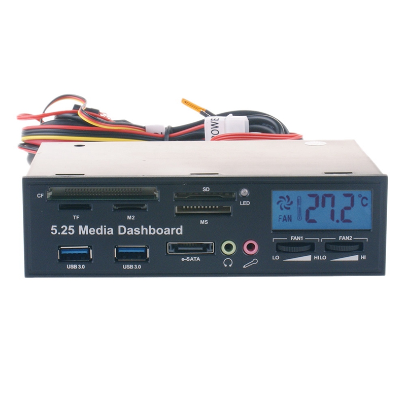 -Media Dashboard 5.25 Optical Drive Panel USB3.0 6... – Vicedeal