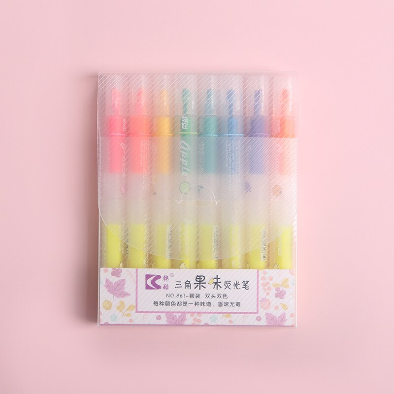 8Pcs Fruit Geur Markeerstift Transparante Slant Du... – Grandado