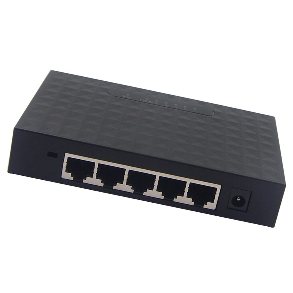 5 portas de rede gigabit switch 10/100/1000mbps et... – Vicedeal