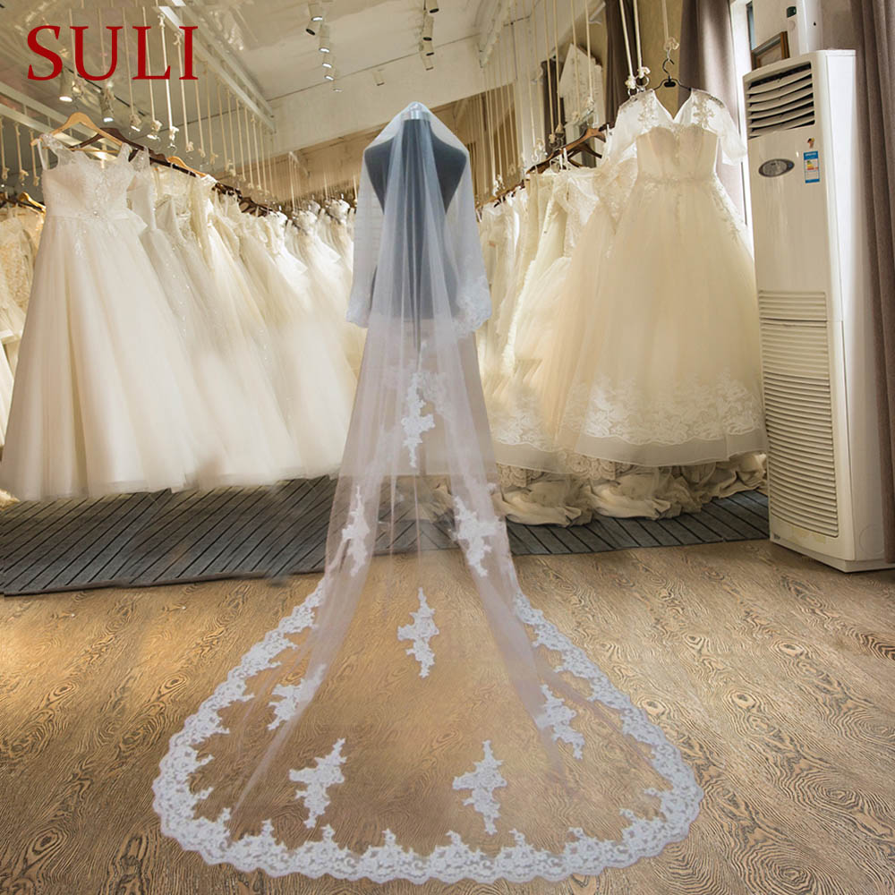 TS3 Ivory One-Layer Tulle Lace Applique 3 Meters L... – Vicedeal