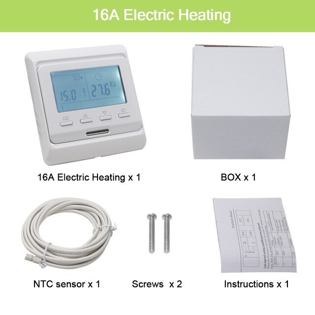 LCD Weekly Programmable Floor Heating Temperature ... – Grandado