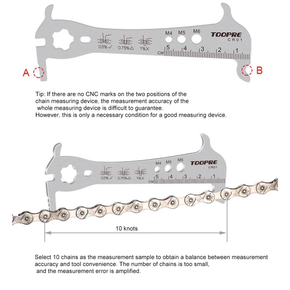 MTB Bike Chain Checker Wear Indicator Chain Checki... – Grandado