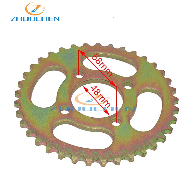 420 chain rear sprocket 37 41 43T 76mm center hole... – Grandado